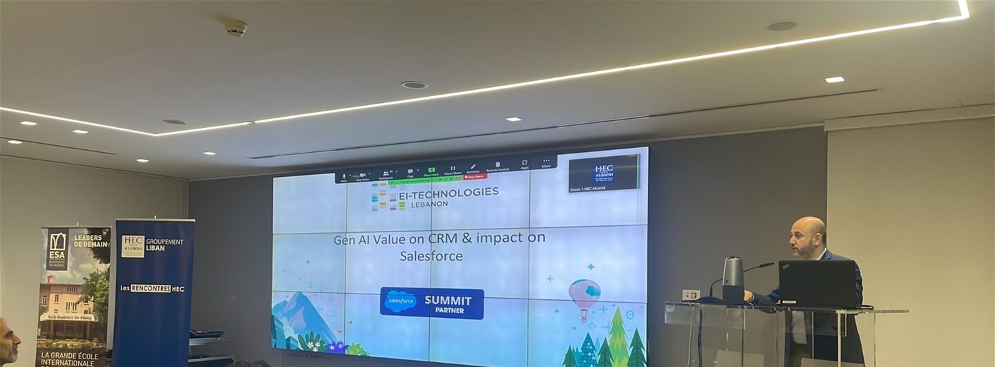 EI-TECHNOLOGIES MENA Takes the Stage at the "GENERATIVE AI, RETURN ON ...